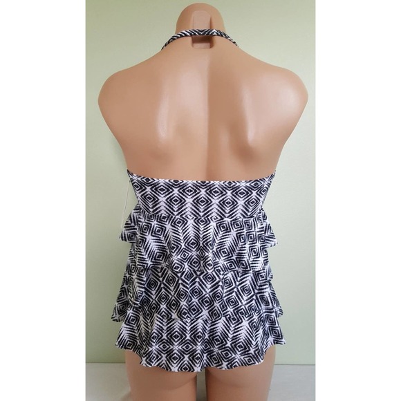 Island Escape Swim Island Escape Tiered Bandini Tankini Top Size 6